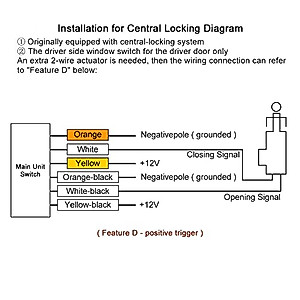 X AUTOHAUX Universal Car Remote Central Kit Door Lock Keyless Entry System - DC 12V Only