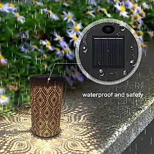 Solar Lights Replacement Top 2 Pack for Outdoor Hanging Lanterns(3.3inch) Use for Outdoor Hanging Lanterns Garden Patio Table Decor