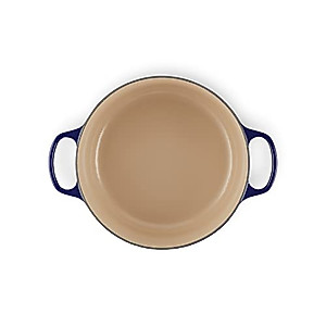 Le Creuset Enameled Cast Iron Signature Round Dutch Oven, 7.25 qt., Indigo