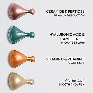 No7 Advanced Ingredients Squalane Capsules - Moisturizing Pure Squalane Oil Helps Skin Barrier Repair - Plant Derived Squalane Skin Care Capsules for Daily Use (30 Count)