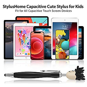 Stylus Pens for Touch Screens, StylusHome 6 Pieces Capacitive Stylus Kids for iPad iPhone Tablets Samsung Galaxy All Universal Touch Screen Devices