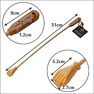 Redecker Oiled Beechwood Scratching Hand, 20-1/8-Inches