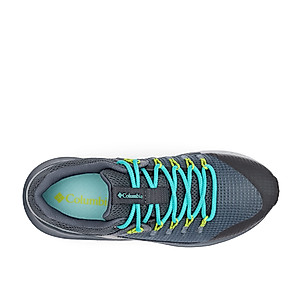 Columbia Womens Trailstorm Waterproof Hiking Shoe, Graphite/Dolphin, 7.5 US
