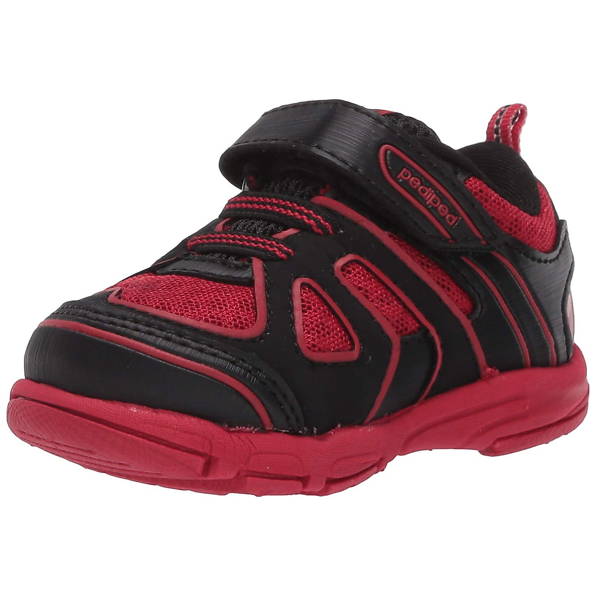 pediped baby-boys Sneaker Crib Shoe, White Grey, 2.5-3.5 M US