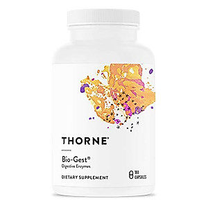Thorne Bio-Gest - Blend of Digestive Enzymes to Aid Digestion - Gut Health Support with Pepsin, Ox Bile & Pancreatin - 180 Capsules - 90 Servings