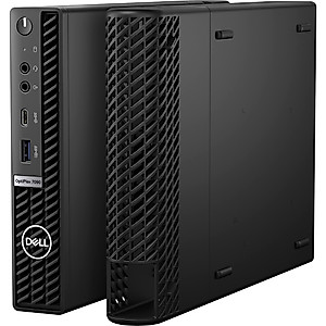 Dell OptiPlex 7000 7090 Desktop Computer - Intel Core i5 10th Gen i5-10500T Hexa-core (6 Core) 2.30 GHz - 16 GB RAM DDR4 SDRAM - 256 GB M.2 PCI Express NVMe 3.0 x4 SSD - Micro PC - Black