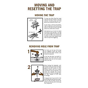 YARDDOG Mole Trap Step to Set Commercial Grade
