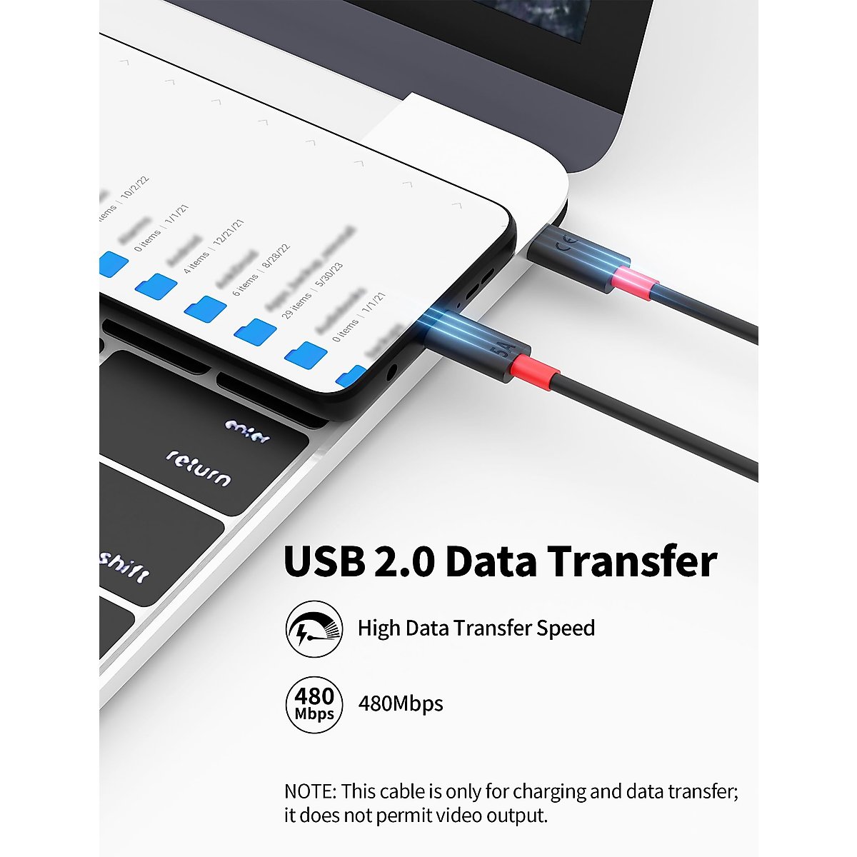 iMangoo USB C to USB C Cable Long Cord 6.6 ft