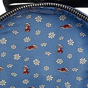 Loungefly Disney Alice in Wonderland Cosplay Womens Double Strap Shoulder Bag Purse with Detachable Wristlet