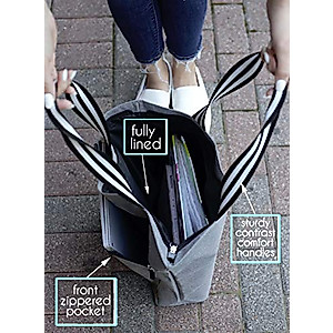 Brooke & Jess Designs Teacher Tote Bag for Work - Teacher Handbag Gifts for Women, Teacher Bag Best Teacher Appreciation Gift