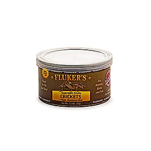 Fluker's Gourmet Canned Food for Reptiles, Fish, Birds and Small Animals - Crickets