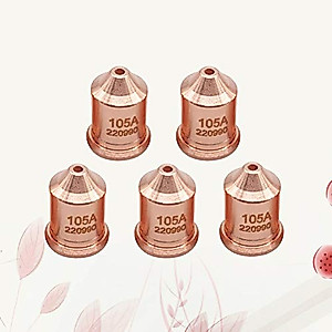 5PCS Professional Plasma Cutting Nozzles Cutting Torch Tips Electrode Cap Cutting Consumables