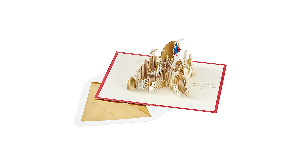 Superman Pop-Up Father's Day Card by Hallmark