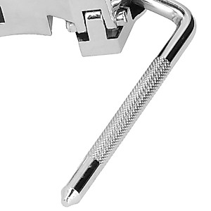 Tom Chrome Drum Rack Mount Bracket Mutifunction Instrument Accessory Sliver