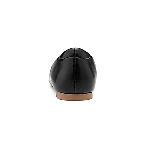 DREAM PAIRS Girls Dress Shoes Fashion Bow Ballet Flats Slip-on Flower Girl Shoes for Wedding, School, Party, Birthday,Size 2 Little Kid,Black,KFL216