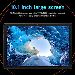 10.1 Inch Phone Call Tablet for Android 11.0, 8GB 128GB Octa Core Touch Screen Gaming Tablet, BT5.0 5G WiFi Business Cellphone Tablet, for Learning, Working, Office, US Plug (Gray)