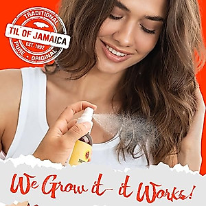 Tropic Isle Living Jamaican Black Castor Oil Daily Hair Gro Leave-in Conditioning Mist & Detangler 8oz | Paraben & Sulfate FREE | All Hair Types | Restores Moisture & Gently Detangles