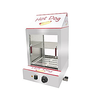 Commercial Hot Dog Machine With Bun Warmer Hot Dog Steamer Electric Hotdog Display Case For Hotdogs And Buns