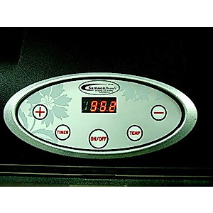 Samson Silent Dehydrator 6-Tray with with Digital Timer and Temperature Control for Fruit, Vegetables, Beef Jerky, Herbs, Dog Treats, Fruit Leathers and More