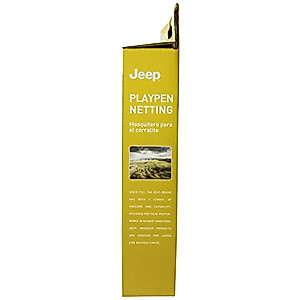 Jeep Universal Size Pack N Play Mosquito Net Tent, White