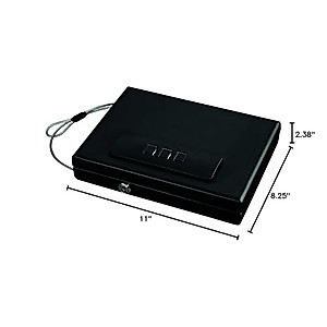 Stack-On PC-1665-B Portable Locking Case with Biometric Lock