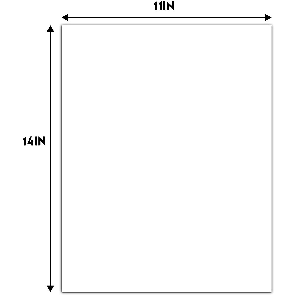 skyDrama 10-Pack Uncut Acid-Free Picture Mat Boards - 11x14 - White - for Photography, Art & Craft
