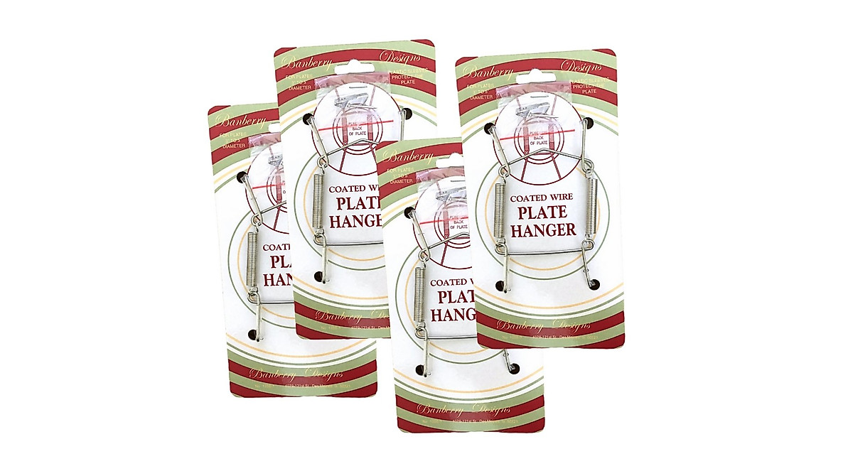 BANBERRY DESIGNS Plate Hanger Set - Easy Wall Display