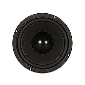 Goldwood Sound GW-6028 Rubber Surround 6.5" Woofer 170 Watts 8ohm Replacement Speaker Black