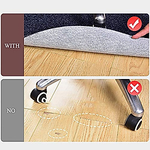 ZMIN Round Shag Computer Chair Floor Mat, Low Pile Solid Color Not-Slip Area Rug Bedroom Living Room Coffee Table Carpet-Light Tan Diameter70cm(28inch)