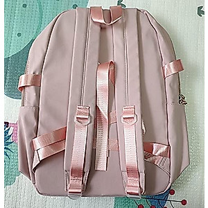 SHIDAI Kawaii Girl Backpack Cute Backpack Cute Aesthetic Backpack for School (Pink,ONE SIZE) (DRF-1287)