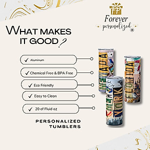 Custom Tumbler with Lid and Straw| All 50 States Tumblers with Name| Stainless Insulated Tumblers| Personalized Gift| Double Wall Coffe Cup for Hot, Cold Drinks (Alabama)