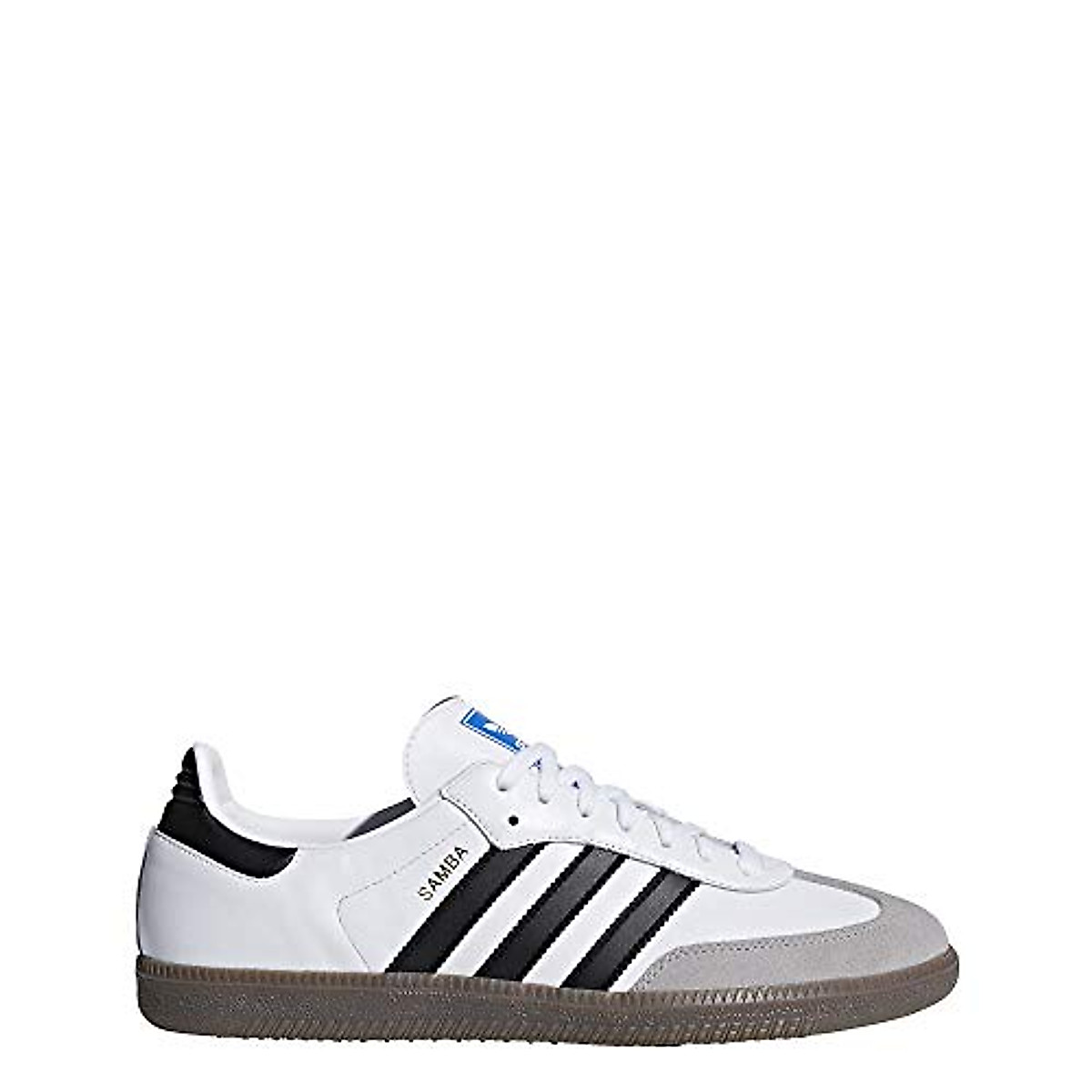 adidas Originals Men's Samba OG Sneaker White/Black/Granite 13