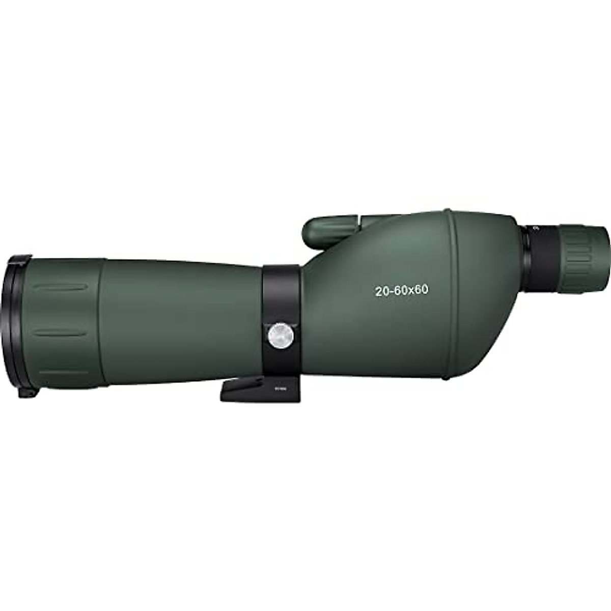 BARSKA 20-60x60mm Colorado Zoom Straight Spotting Scope Waterproof with Flip-Down Lens for Target Shooting Range Hunting Birding