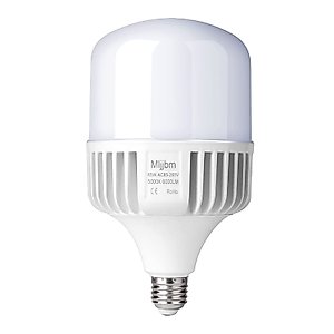 400W-500W Equivalent LED Light Bulb,6000 Lumen 5000K Bright Daylight White Bulbs,High Lumen E26/E27 Medium Base for Outdoor Indoor Garage Warehouse Workshop Factory Street Backyard Large Area