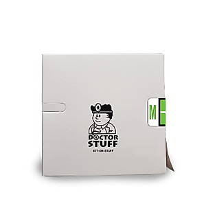 Doctor Stuff - File Folder Labels, Alphabet Letter M, TAB Products - TPAV Series Compatible Alpha Stickers, Fluorescent Green, 1" x 1-1/4", 500/Roll