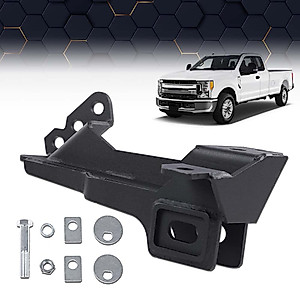 PIT66 Track Bar Drop Bracket Compatible with 2011-2021 Ford F250 F350 4WD 2-3.5" Lift Kit w/screw