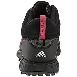adidas Women's S2G Spikeless Mid-Cut Golf Shoes, Core Black/Dark Silver/Wild Pink, 7.5