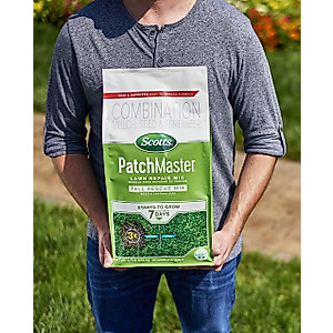 Scotts PatchMaster Lawn Repair Mix Tall Fescue Mix, Combination Grass Seed, Fertilizer, and Mulch, 4.75 lbs.