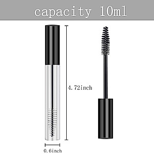 100Pcs Empty Mascara Tube with Eyelash Wand 10ml Eyelash Cream Container Bottle By suoundey