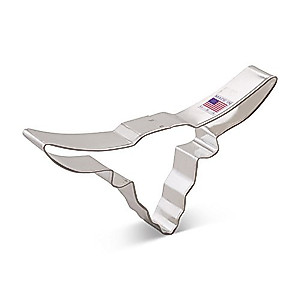 Longhorn Steer Cookie Cutter 6.5" Made in USA by Ann Clark