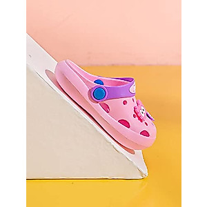 J J.N.E.L BE YOU Water Shoes for Kids, Toddler Clogs Size 7 Orange