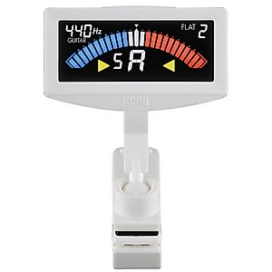 Korg PitchCrow Clip-On Guitar Tuner (AW-4G-WH)