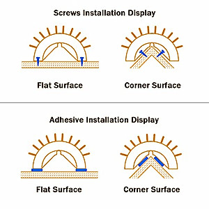 Cat Self Groomer with Catnip Pouch, 4 Pack Wall Corner Scratcher Groomers Soft Grooming Massage Combs for Short Long Fur Cats,Cat Brush Toy for Indoor Cats Kitten