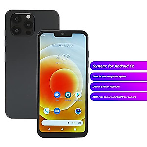 Dpofirs i13Pro Max 4G Smartphone for Android, 6.1 Inch IPS HD Screen Mobile Phone, 4GB+64GB Dual SIM Unlocked Cellphone, 5G Dual Band WiFi, 32MP+8MP Camera, Face ID, Fingerprint,4000mAh