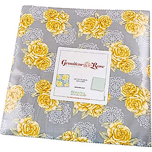 Painted Sky Studio Grandeur Rose 10X10 Pack 42 10-inch Squares Layer Cake Benartex