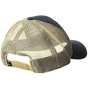 Quiksilver Men's Down The Hatch Snapback Trucker Hat, Midnight Navy, One Size