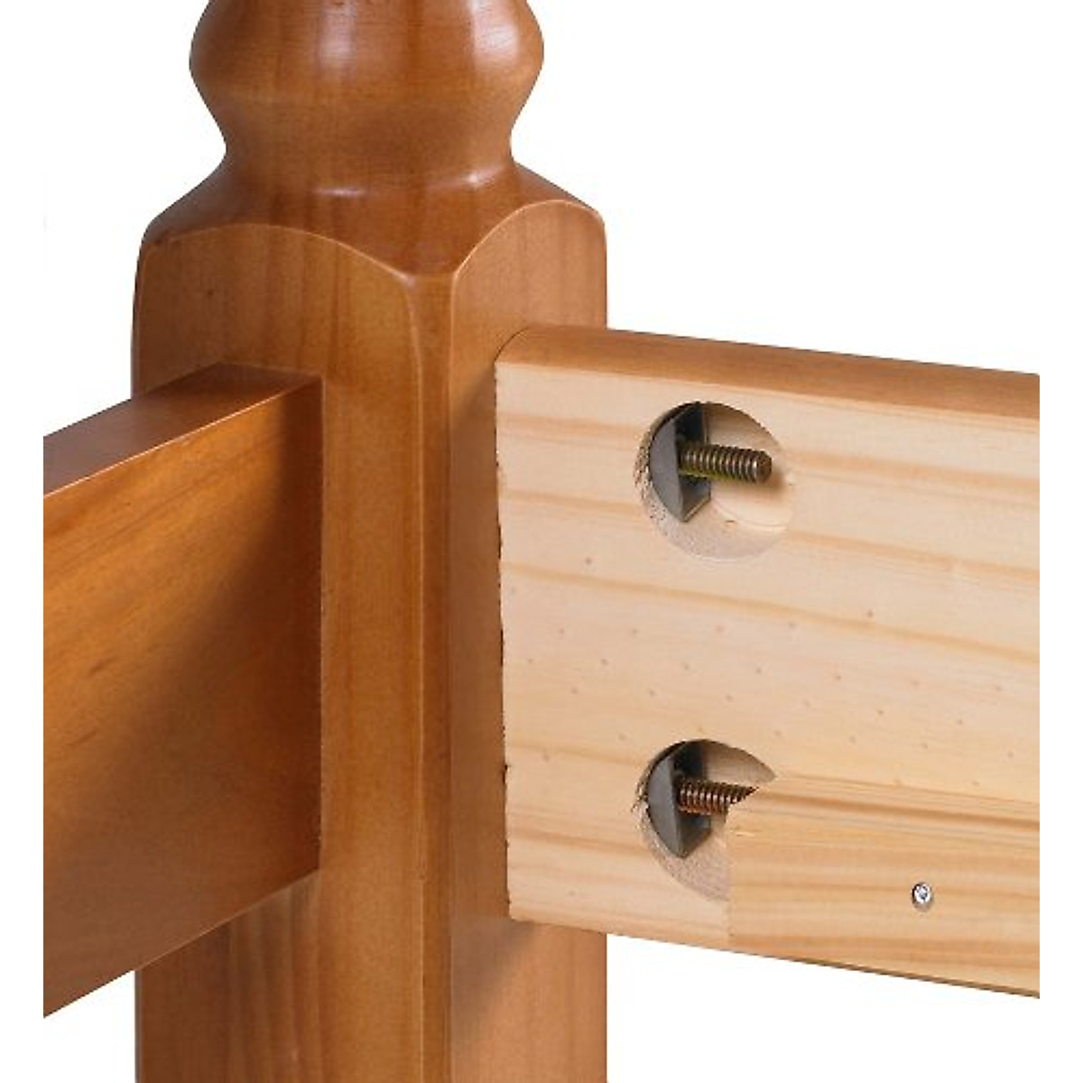 100 mm Bolts and Half-Moon/Crescent/Lunar Nuts B100 by Palace Imports, Pack of 4. 1/4 Inch Thread. Best for Made in Brazil Beds/Bunk Beds with 2.5 Inch Posts.