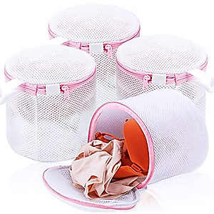 JMEXSUSS Premium Laundry Bag Mesh Wash Bags for Wash Bras Lingerie and Delicates with Premium Zipper (4 Set)