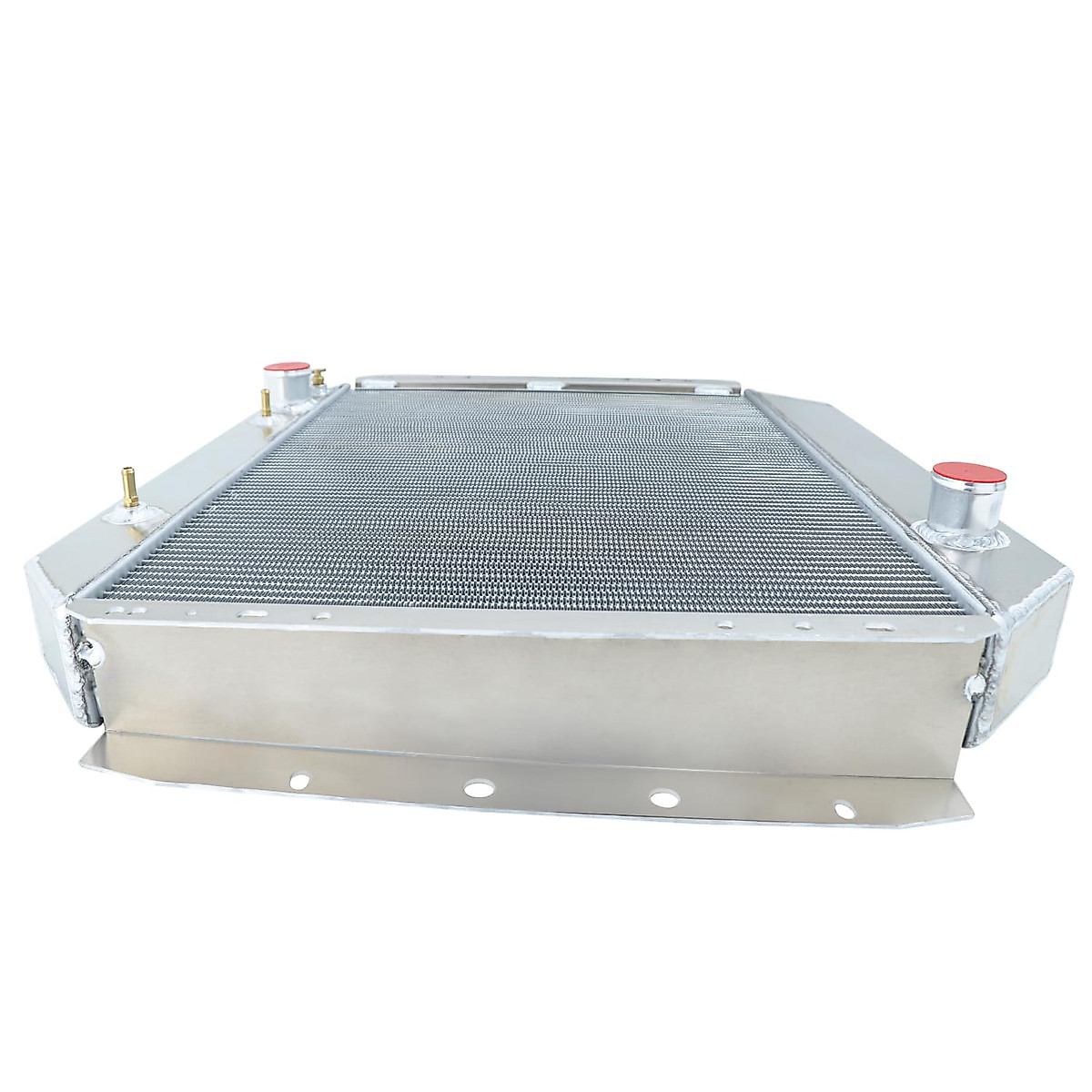 Rubivel 433 Radiator Replacement for 1966-1979 Ford F100 F150 F250 F350 Bronco 1967 1968 1969 1970 1971 1972 1973 1974 1975 1976 1977 1978 2.8L 3.3L 3.9L 4.7L 5.0L 5.8 6.6 6.4, 4 Row Aluminum Radiator