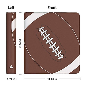 Rayvol 720 Pockets Football Card Binder for Trading Cards, Fit 720 Cards with 40 Sleeves Included, 3 D-Ring Album for Card Collection Storage